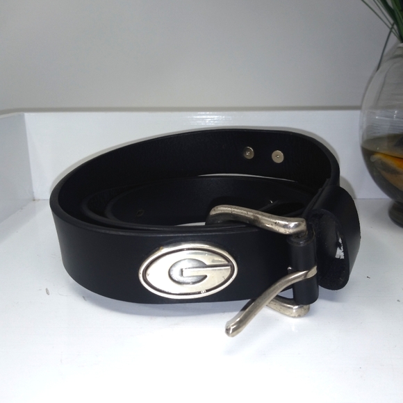 Accessories | Georgia Bulldogs Genuine Leather Belt | Poshmark